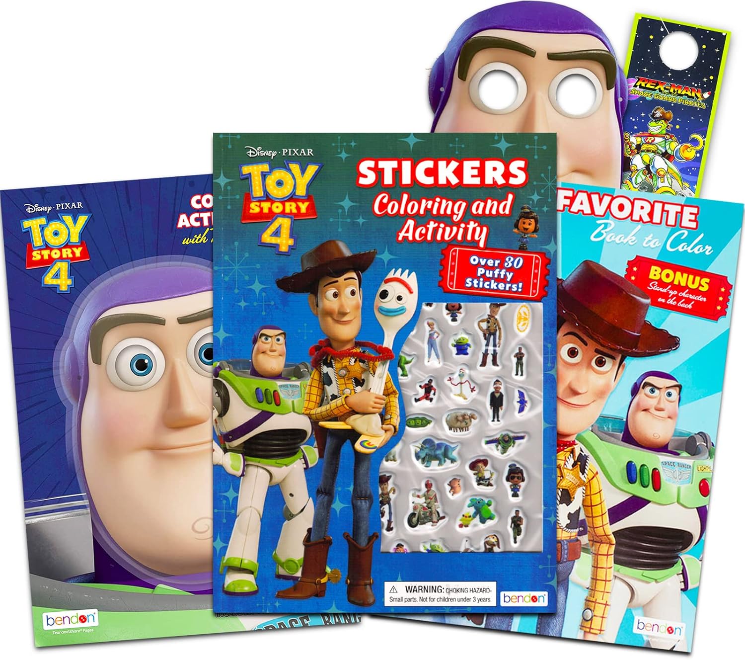 Amazon.com - Disney Toy Story Coloring and Activity Book Set for Kids ...