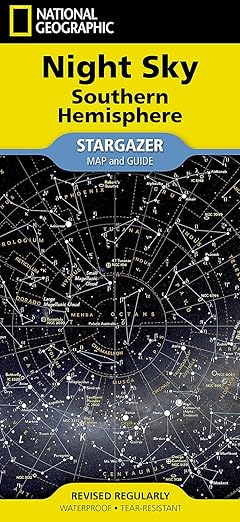 National Geographic Night Sky - Southern Hemisphere Map (Stargazer ...