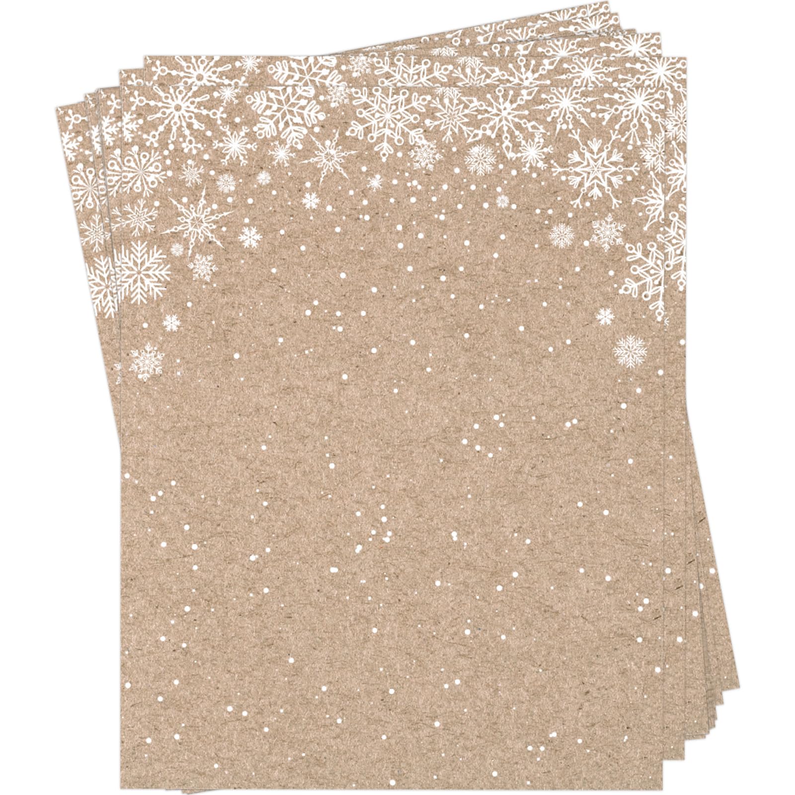 Amazon.com : JarThenaAMCS 100 Pcs Christmas Stationery Paper White ...