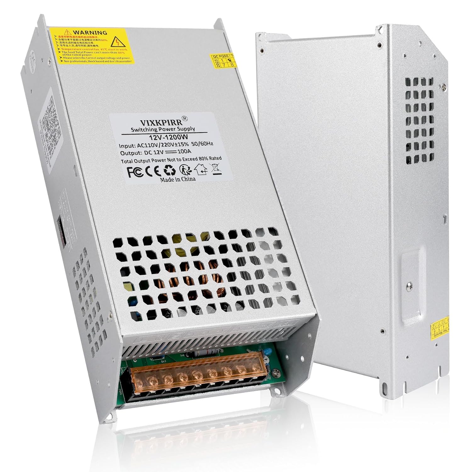 Amazon.com: New Version 110V AC to 12V DC Converter, DC 12V 100A 1200W Power Supply Adapter ...