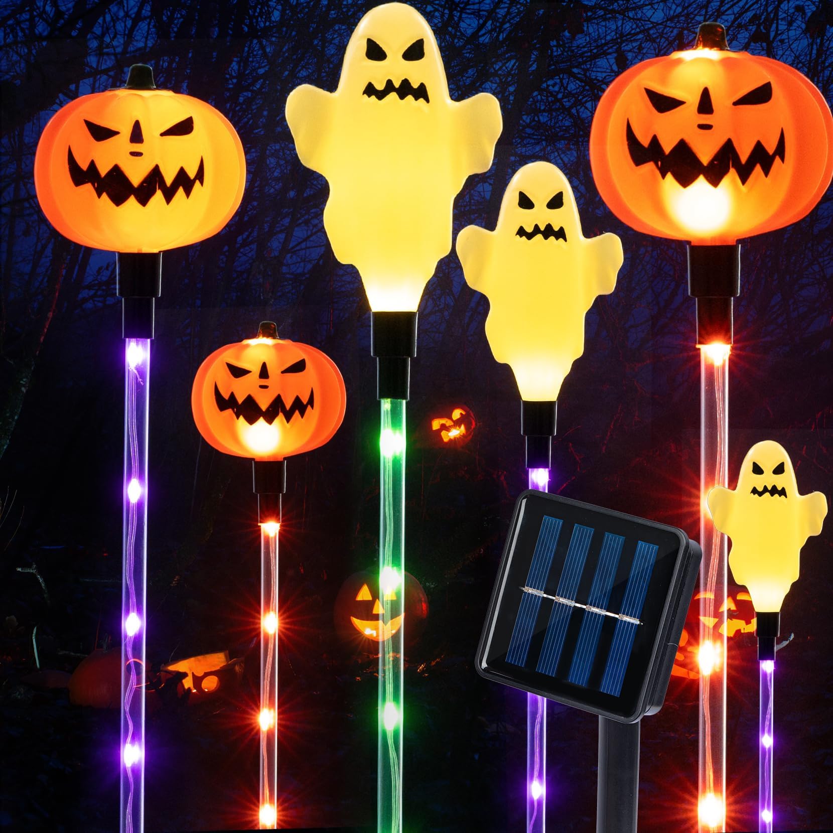 Amazon.com : Fall Decor Solar Garden Lights Outdoor for Thanksgiving ...