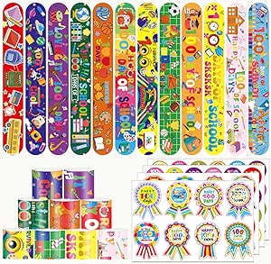 Amazon.com: HABDJILTY 100th Day of School Party Supplies,Include 100 ...