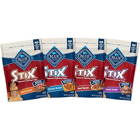 Amazon.com : Blue Buffalo Stix Natural Soft-Moist Dog Treats Lamb ...