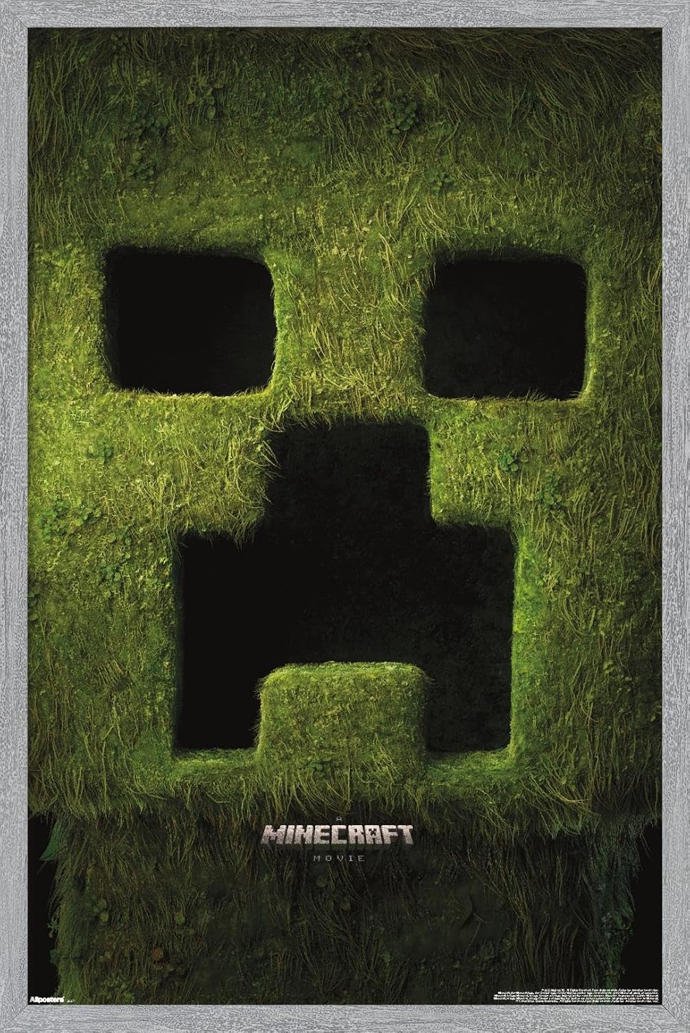 Amazon.com: A Minecraft Movie - Creeper Teaser One Sheet Wall Poster ...