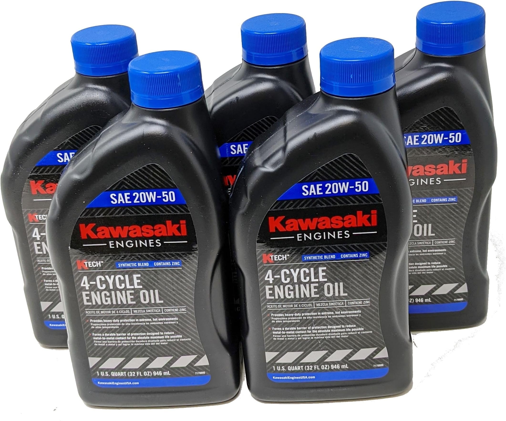 Amazon.com: Kawasaki 99969-6081 Pack of 6 Quarts 4 Cycle Engine Oil 10W ...