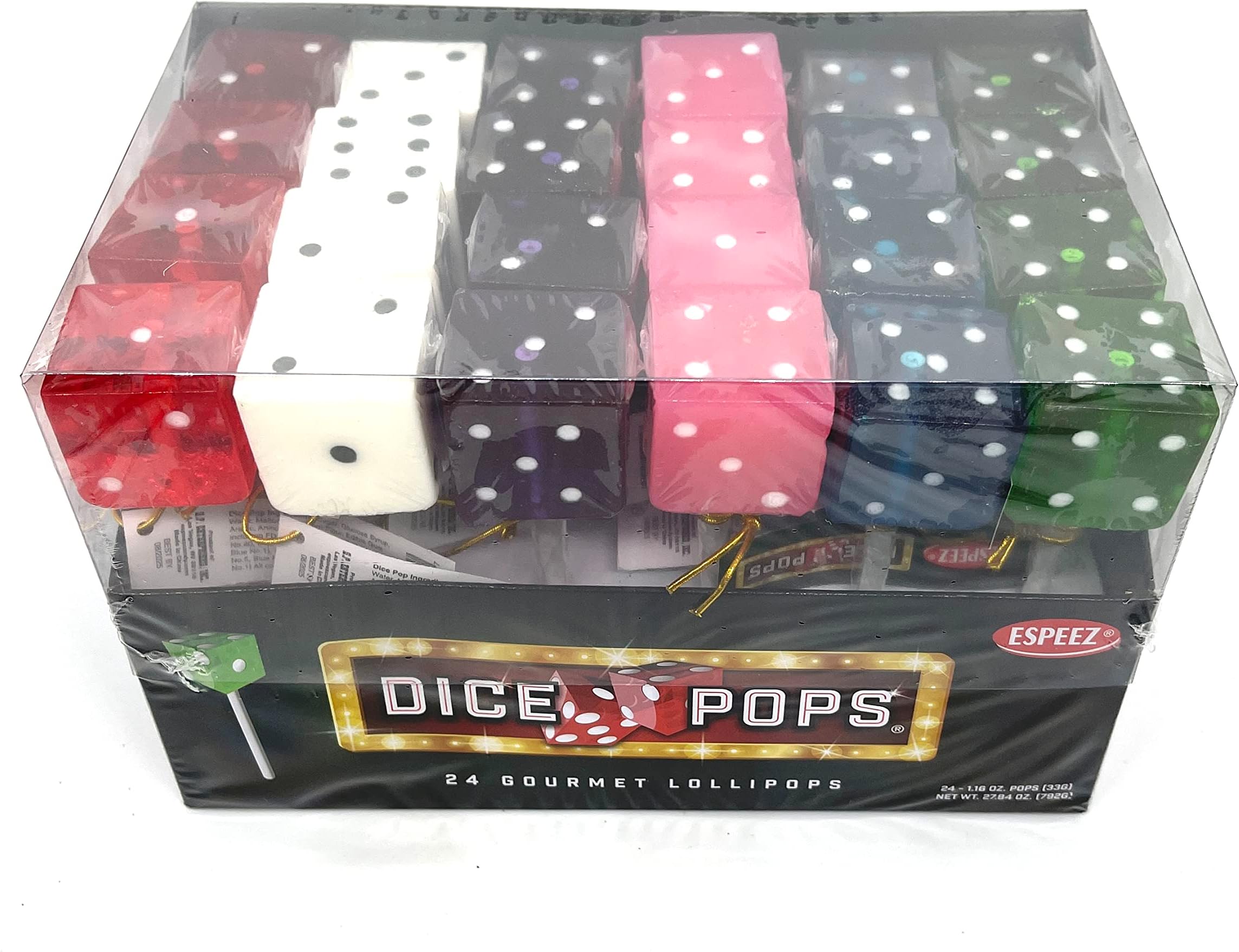 Amazon.com : PKM Candies - OLD FASHIONED SQUARE Cube Lollipop Suckers ...