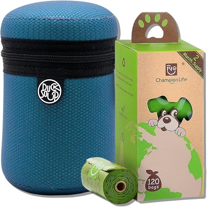 Amazon.com: Dicky Bag Reusable Dog poop holder w/Waste Bag Dispenser ...