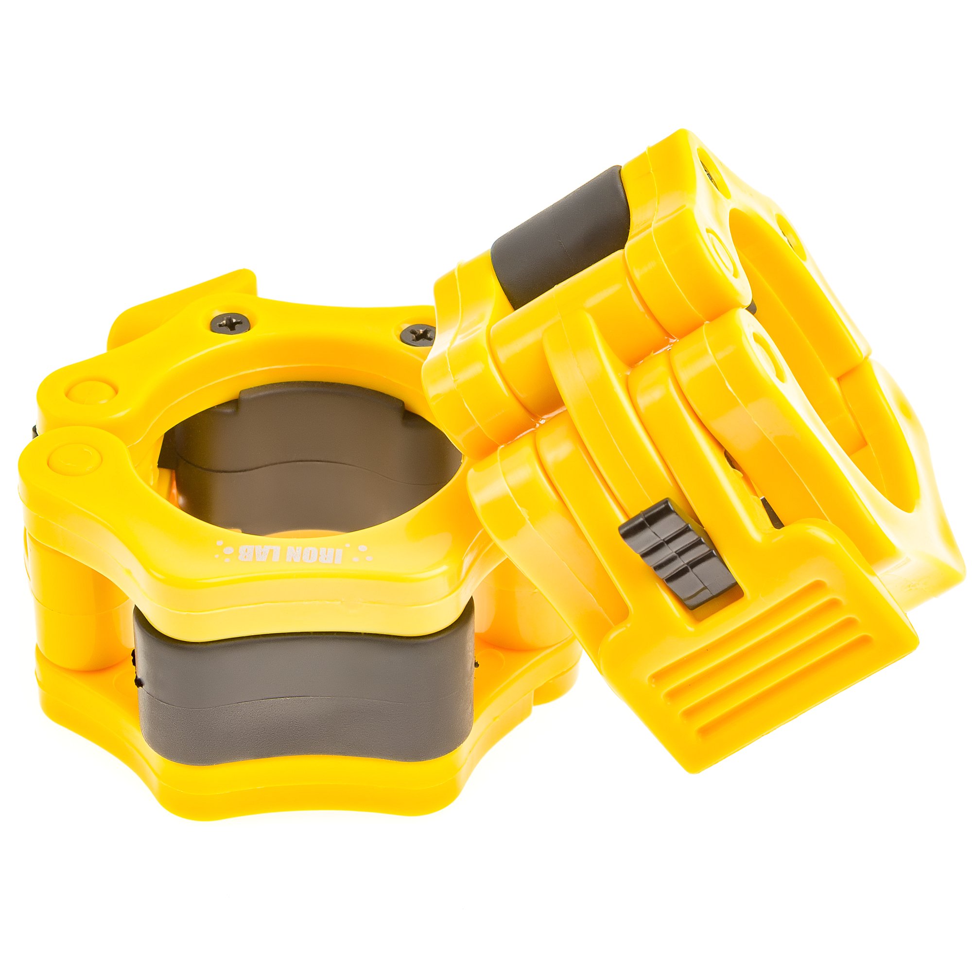 Iron Lab Olympic Barbell Clamps Pair of 2" Inch Pro Collar Set of 2 ...