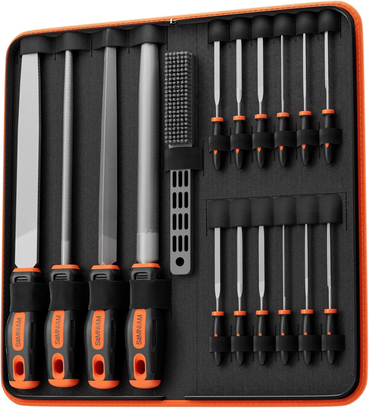 DS-Space Carbon Steel File Set with Wooden Handles File for Wood, Metal ...