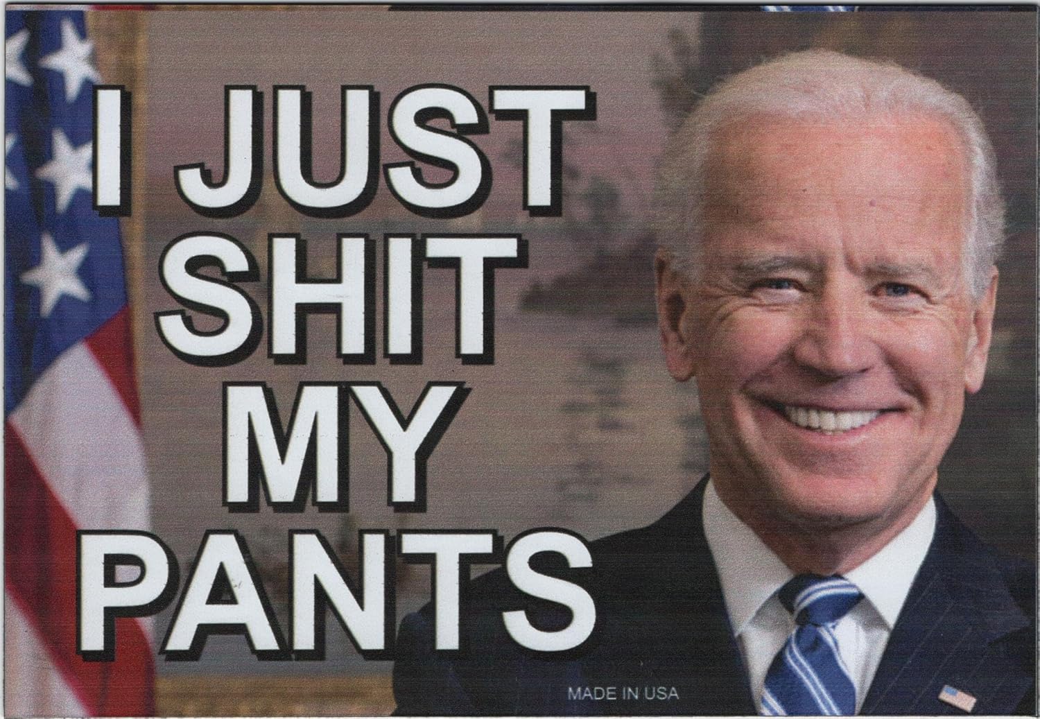 Amazon.com: Make Fun of President Joe Biden and Democrats Funny Magnet ...