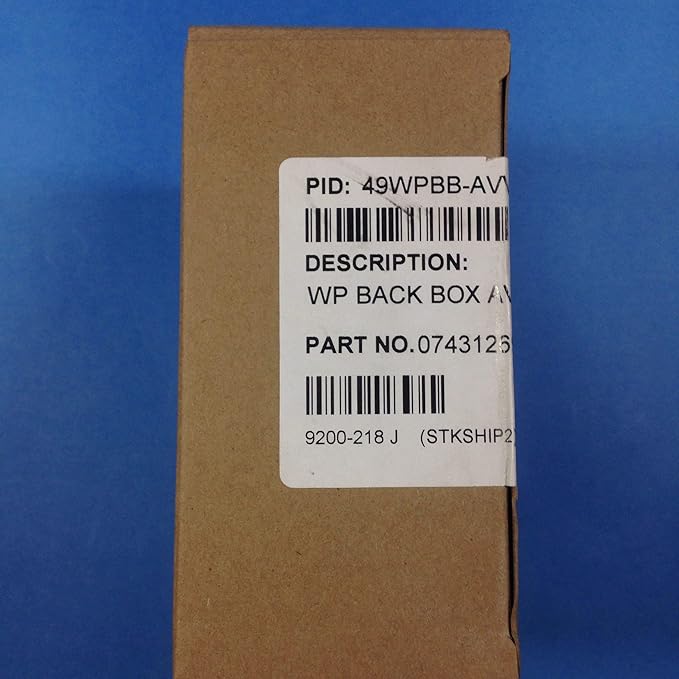 SIMPLEX 49WPBB-AVVOWR - Back Box AV or VO Wall (RED), Smoke Detectors ...