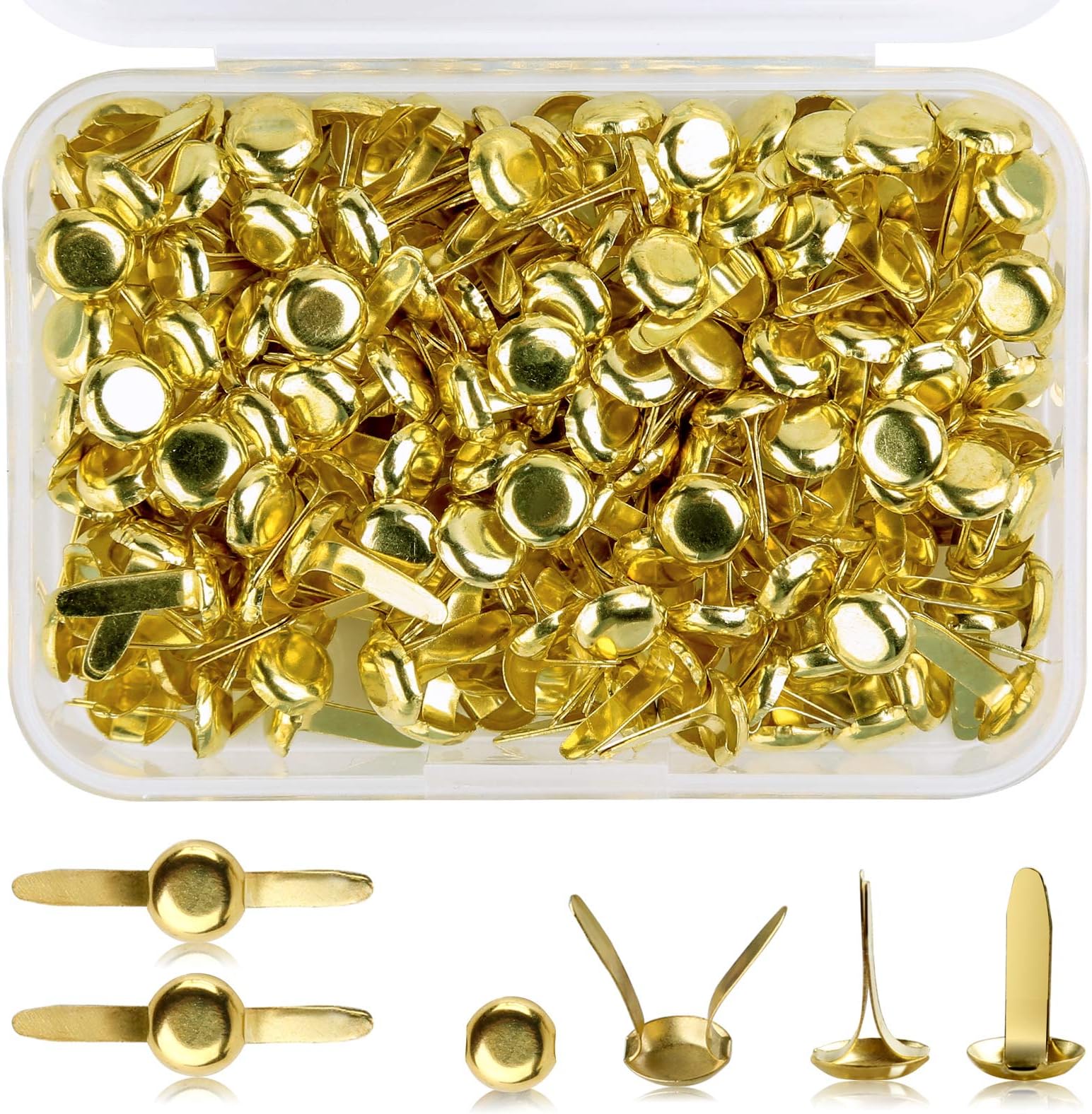 Just stationery Split Pins 50x20mm, Golden/Brass Colour, 20mm : Amazon.co.uk: Stationery ...