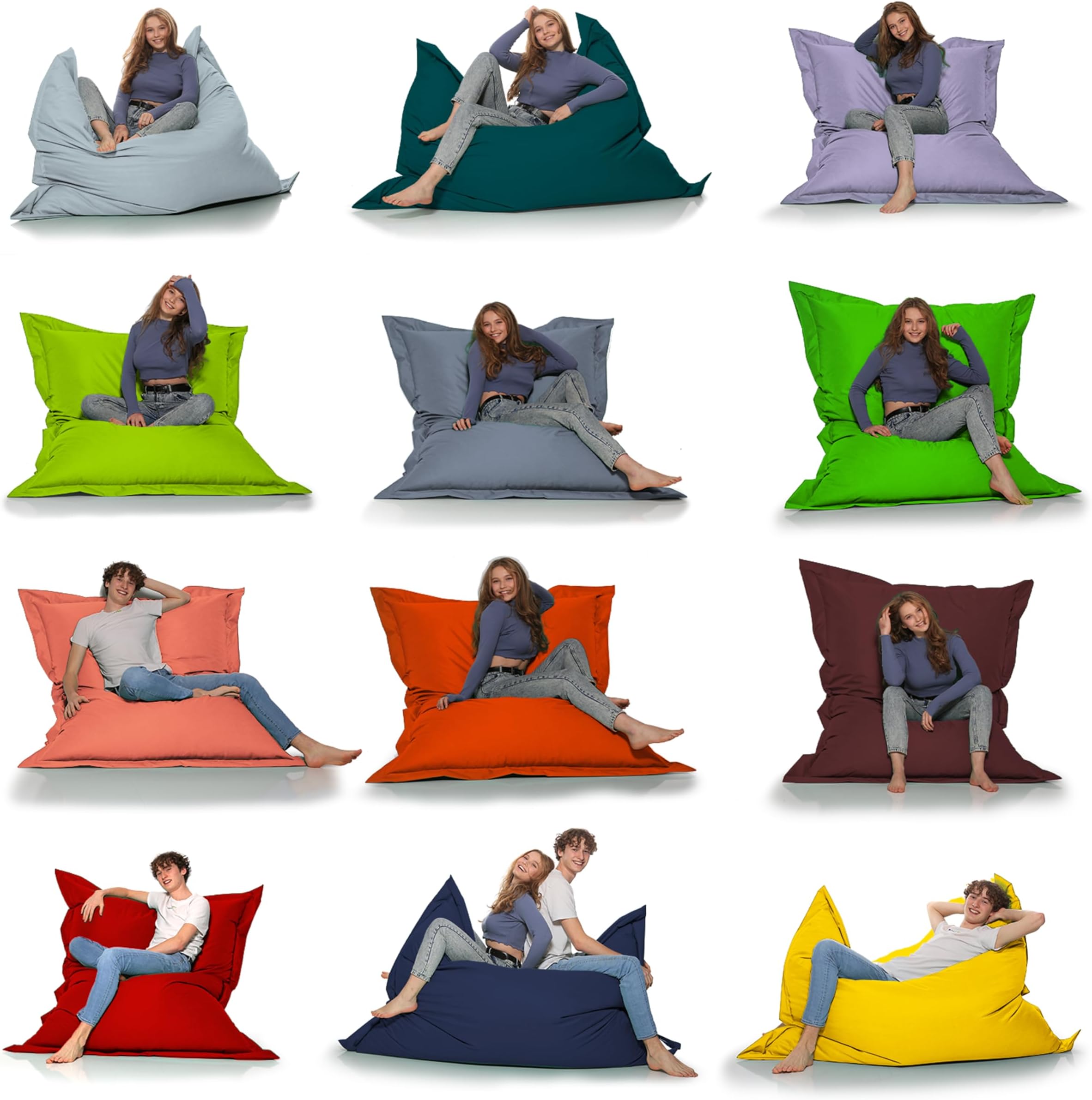 Amazon.de: HomeIdeal - Sitzsack 2-in-1 Funktionen Riesensitzsack für ...