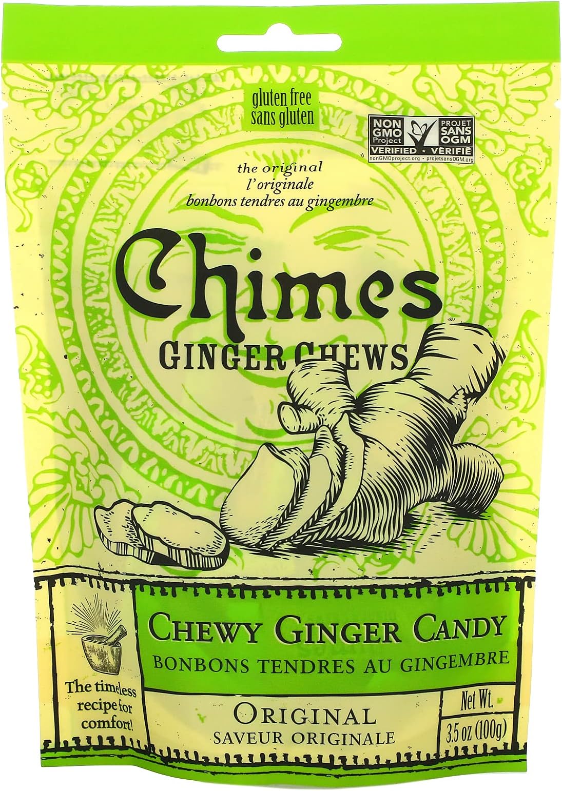 Amazon.com : CHIMES Original Ginger Chews, 100 GR : Grocery & Gourmet Food