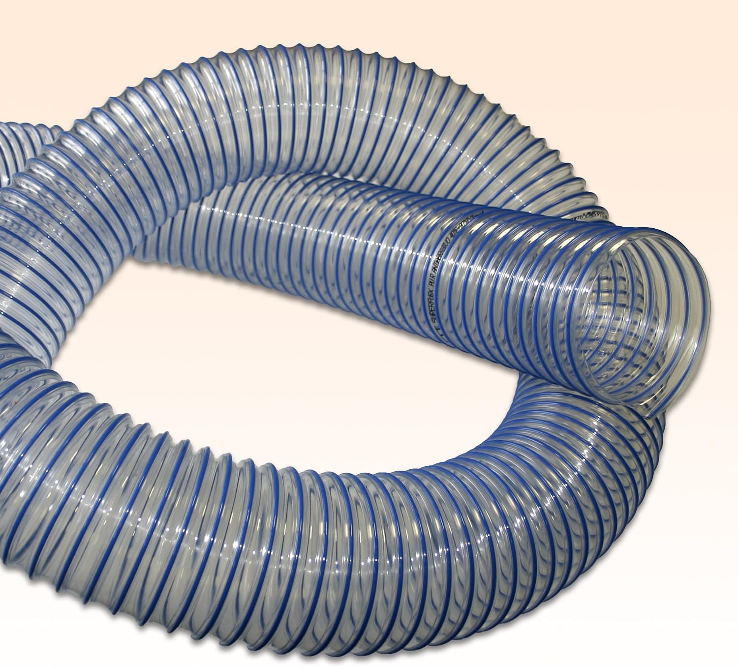 Amazon.com: PU-R Clear Flexible Ducting, Blue Spiral Premium Quality ...