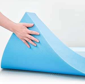 Amazon.com: CHUN YI Memory Foam Mattress Topper Twin Size, 2 inch Gel ...