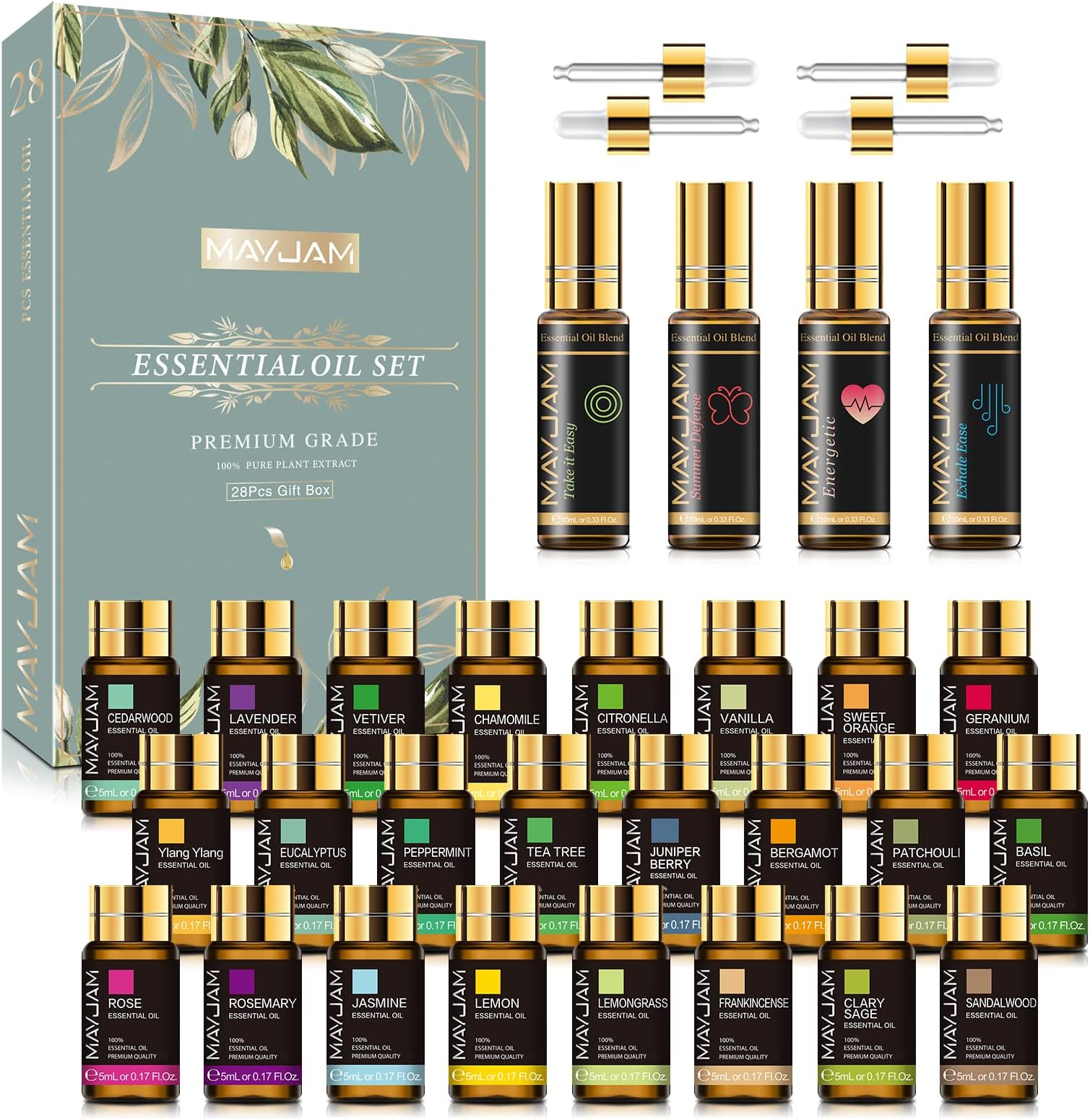 Amazon.com: Artnaturals, Top 8 Essential Oil Blends Set, Assorted, 8 pk ...