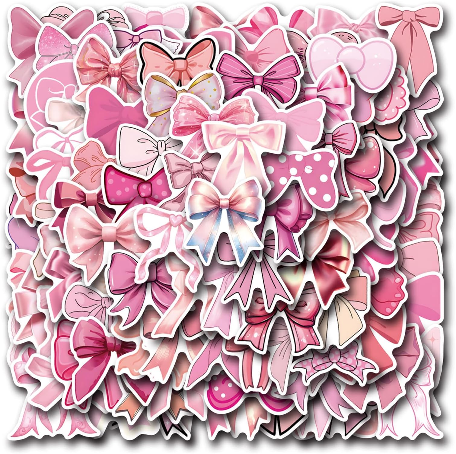 Amazon.com: CNhoqc Pink Coquette Aesthetic Stickers - 1000pcs Realistic ...