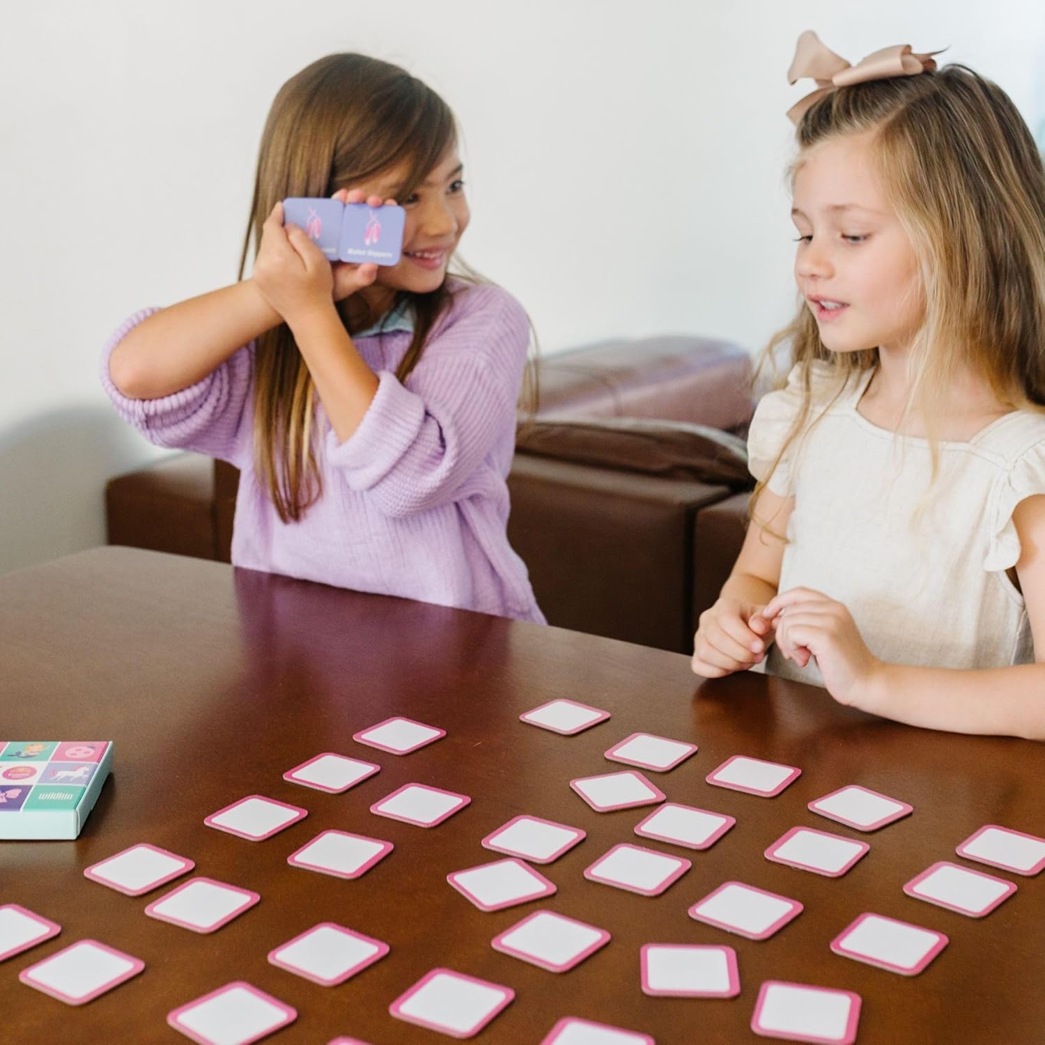 Wildkin Tarjetas de juego de memoria a juego para niños y niñas, 18 ...