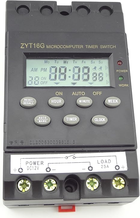 MISOL 1 Unit of 12V Timer Switch Timer Controller LCD Display,Program ...