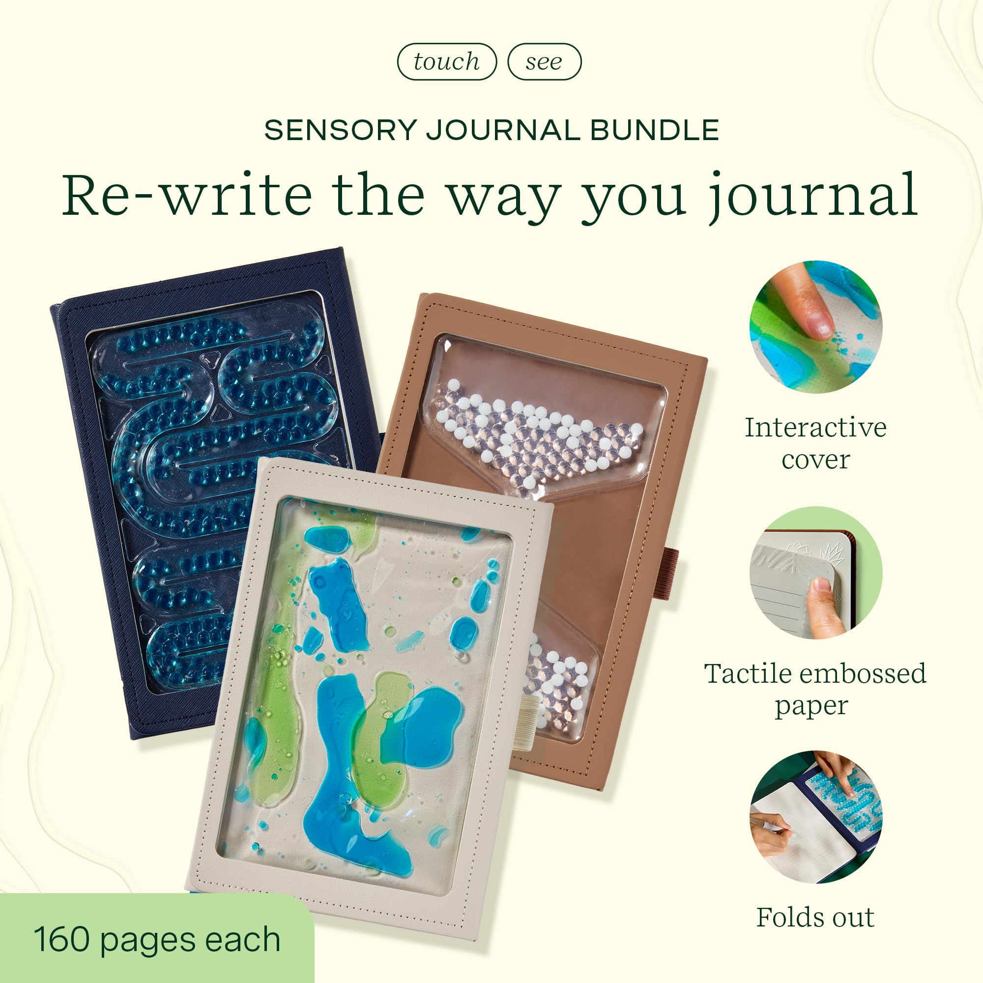 Snapklik.com : Lifelines Sensory Journal, Assorted 3-Pack Bundle ...