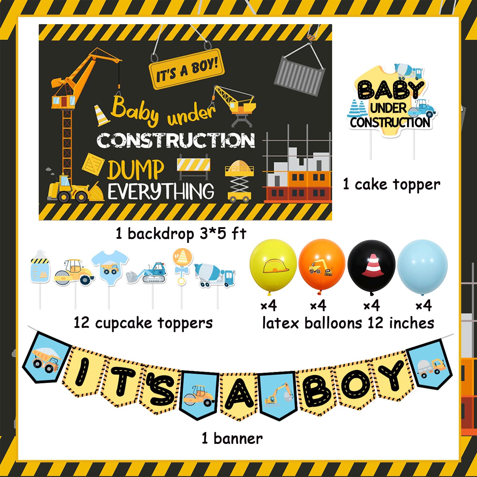 Under Construction Baby Shower Clip Art Under Construction Baby Shower