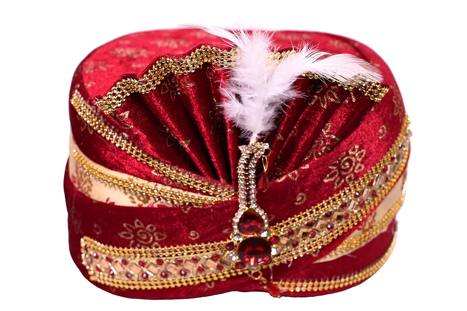 Buy Zaridhar | Premium Men Style Traditional Pagdi/Turban for Groom ...