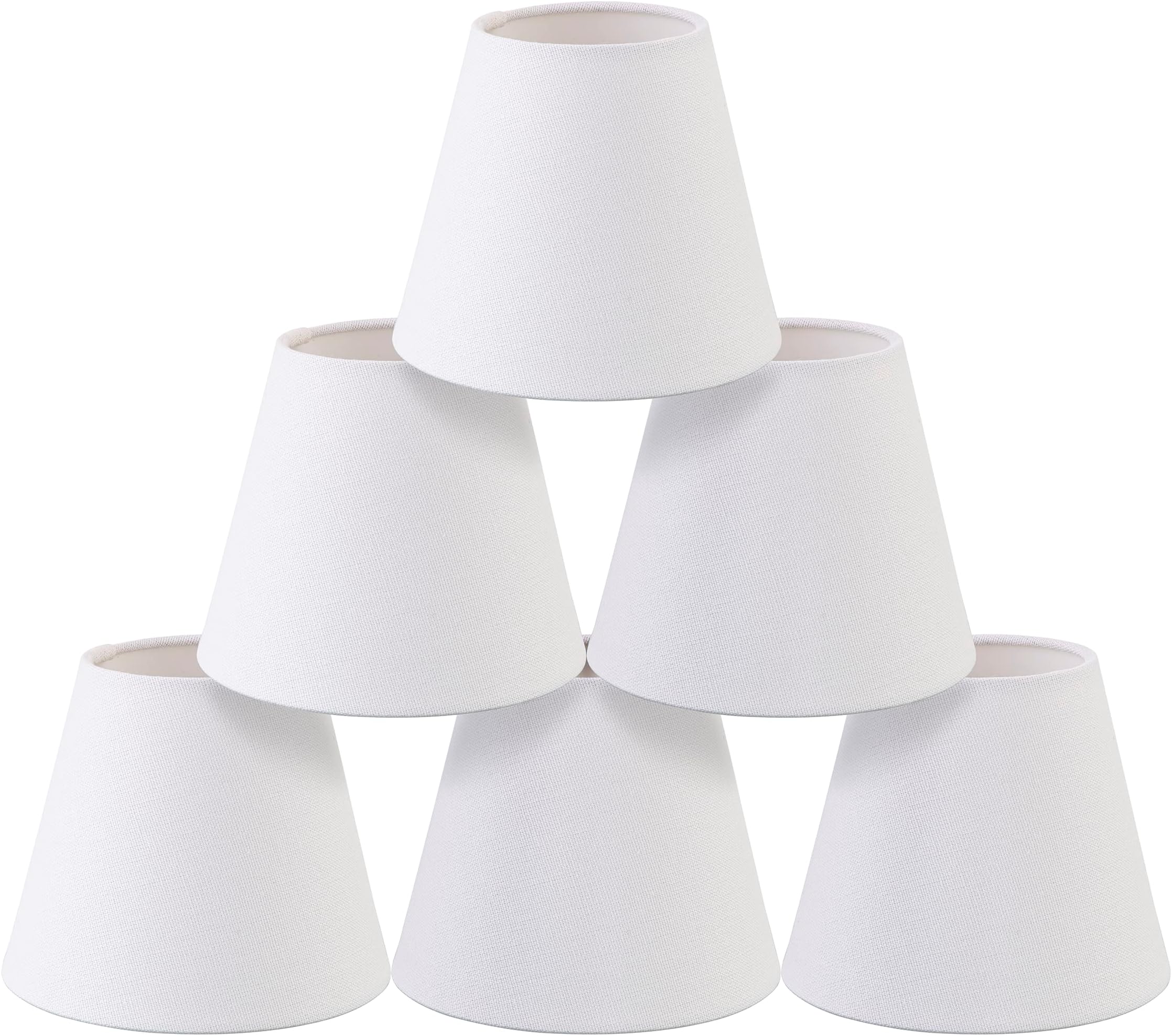 Senmao Home Decor Chandelier shades set of 6, Small lamp shades clip on ...