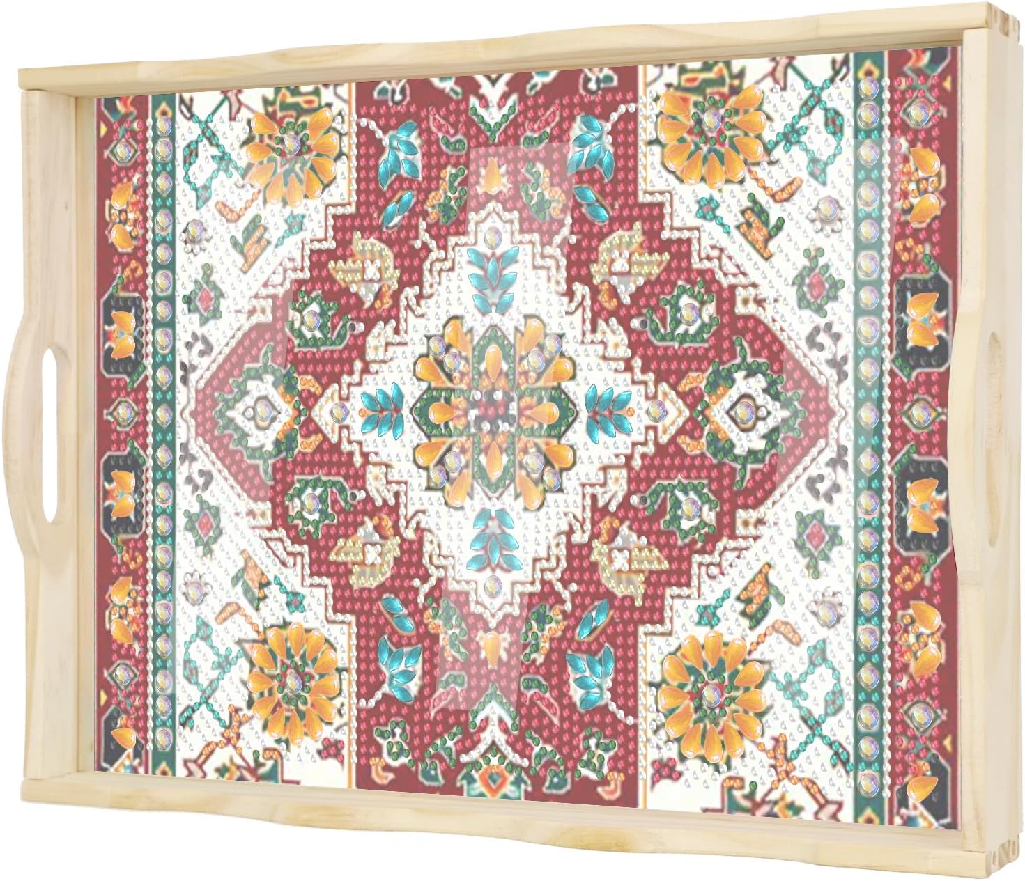 Amazon.com: EWJRNSF Diamond Art Kits for Adults Wooden Serving Trays ...