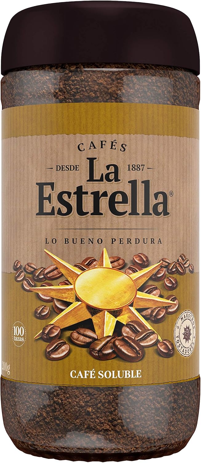 La Estrella Café Soluble Natural, 200g : Amazon.es: Alimentación y bebidas