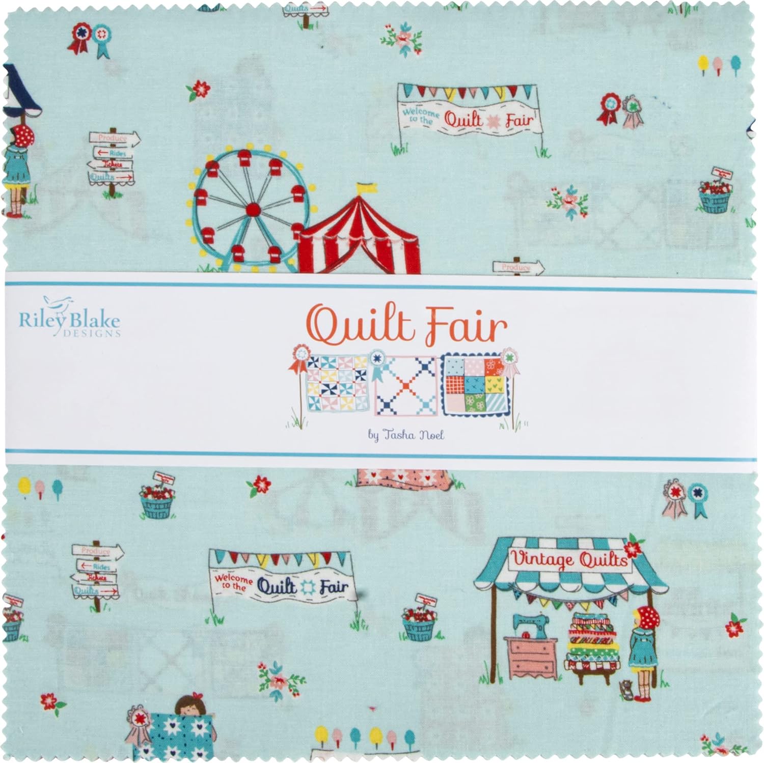 Amazon.com: RILEY BLAKE DESIGNS 10" Stacker Bundle QULT, Quilt Fair ...