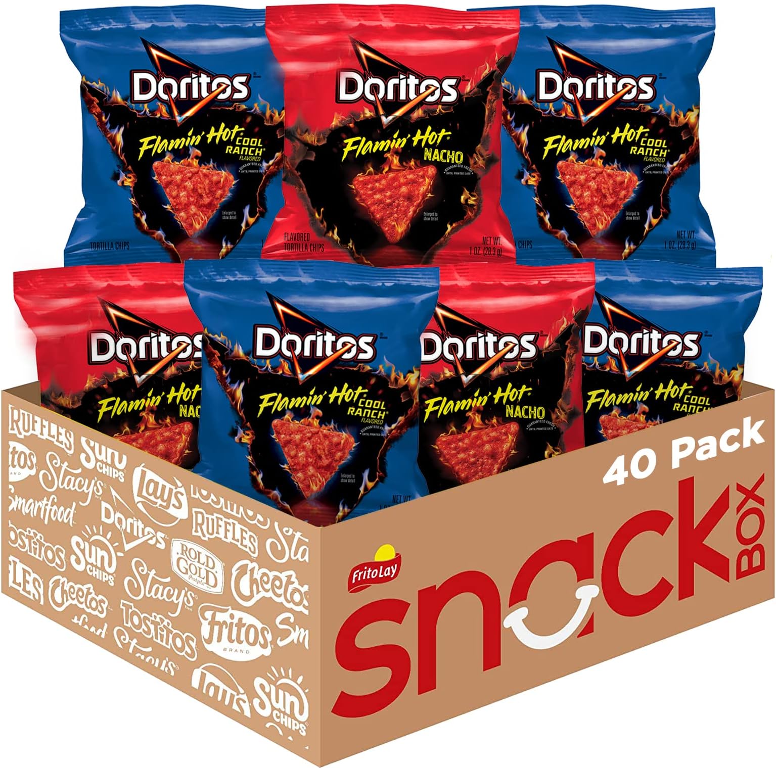 Amazon.com : Doritos Blazin Buffalo & Ranch Tortilla Chips 9.75 oz ...