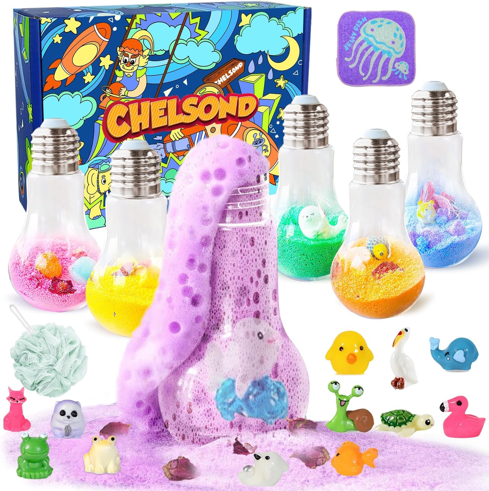 Amazon.com : Tub Works® Kids Bath Bomb Potion™ Bath Toy, Variety 6 Pack ...