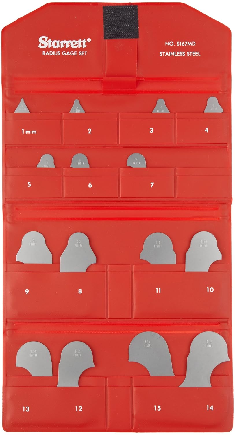 Radius Gage Set Mm at Denise Reyes blog