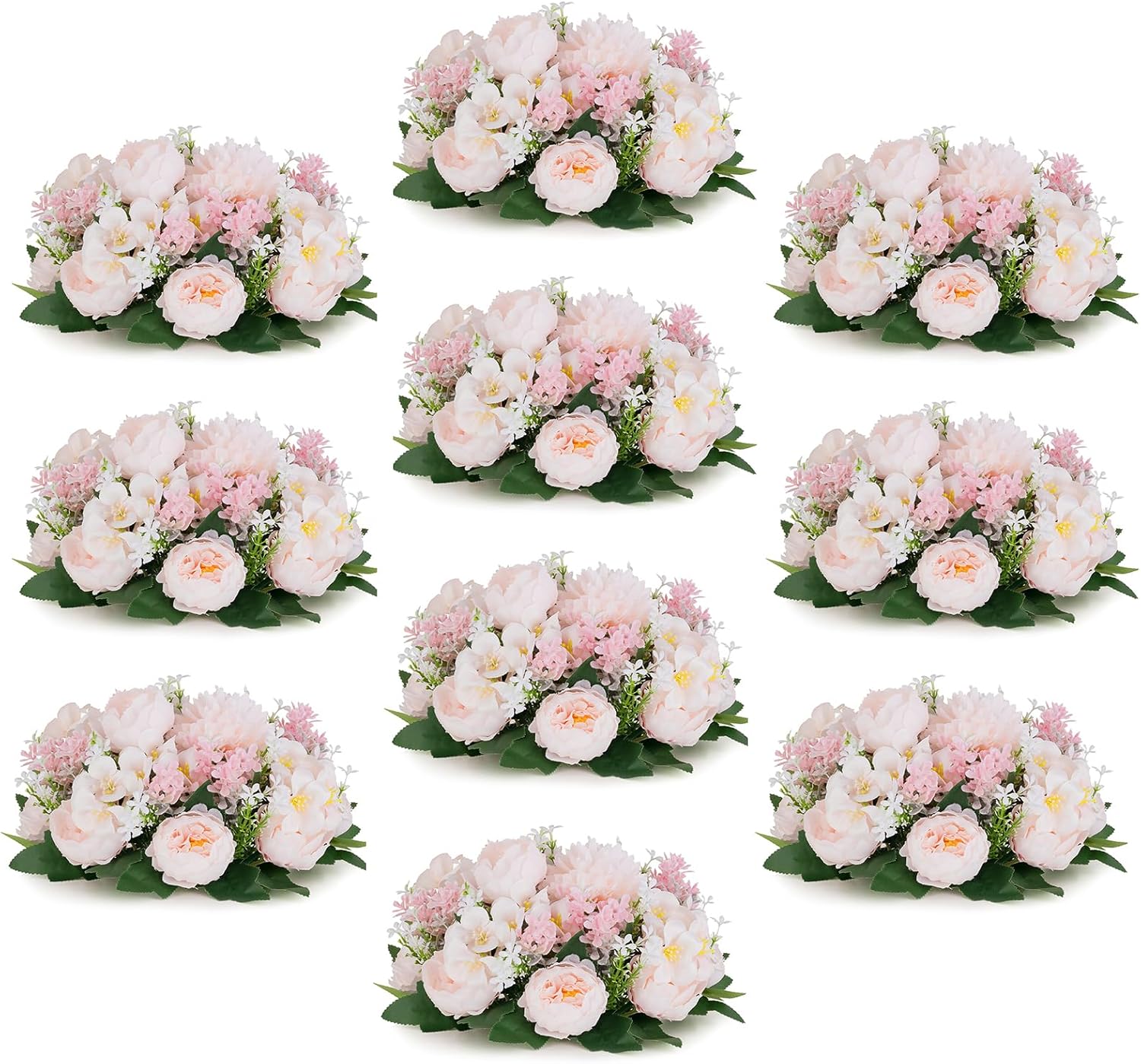 Amazon.com: Inweder Flower Balls for Centerpieces Wedding Peony 10 Pcs ...