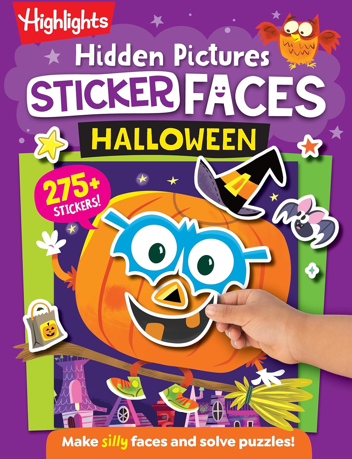 Amazon | Hidden Pictures Sticker Faces: Halloween | Highlights | Puzzles