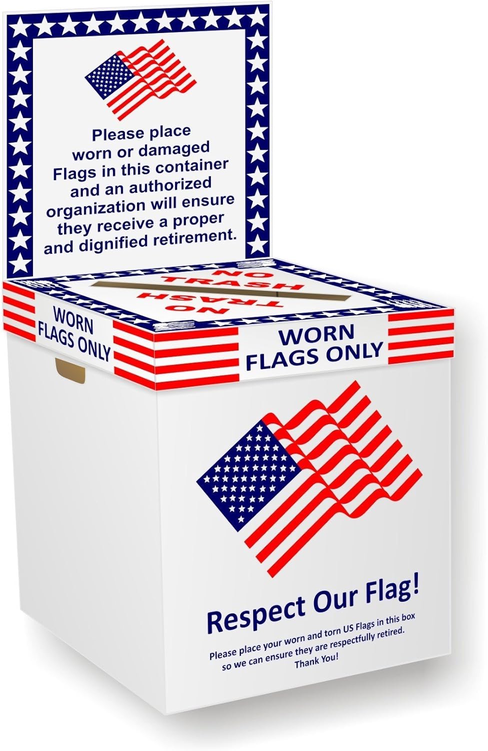 Amazon.com : Flag Retirement Box, Lid & Backboard : Office Products