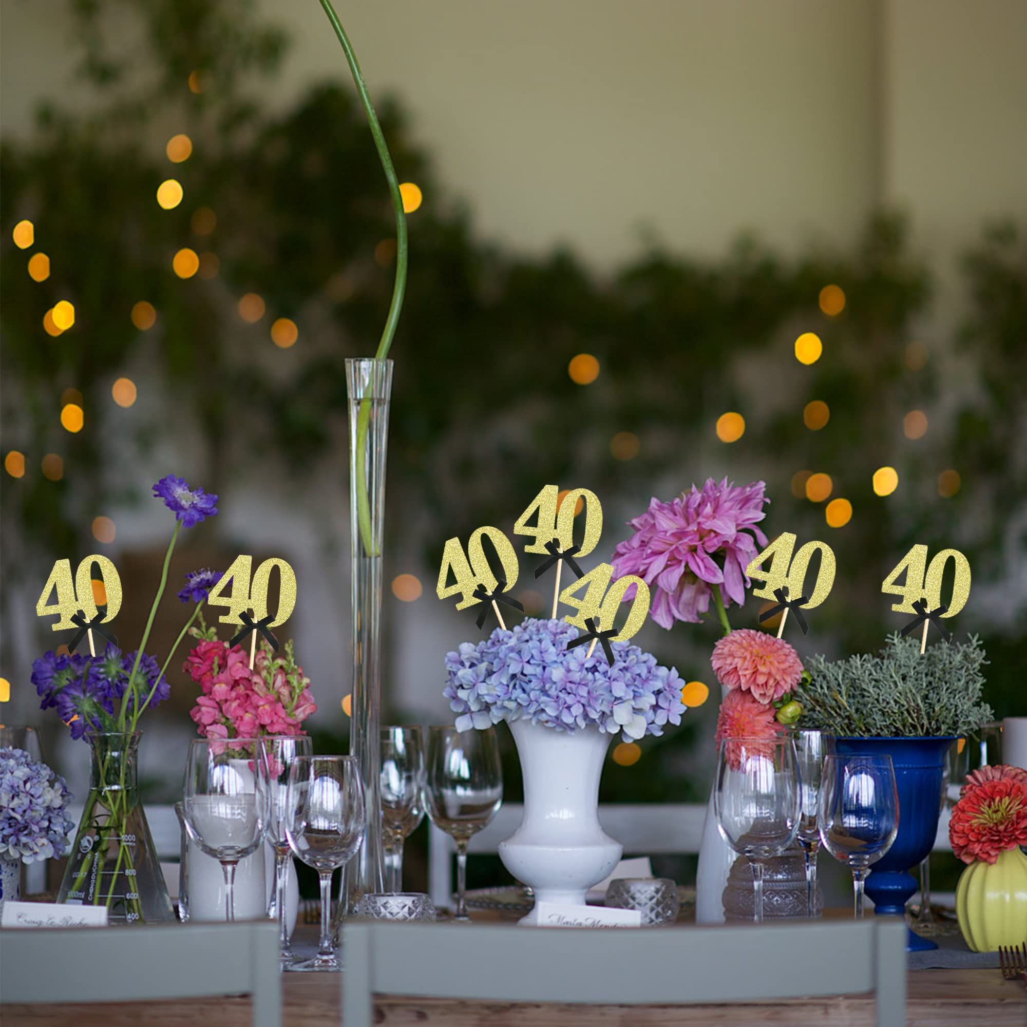 Easy Centerpiece Ideas 40th Birthday 40th Birthday Centerpieces