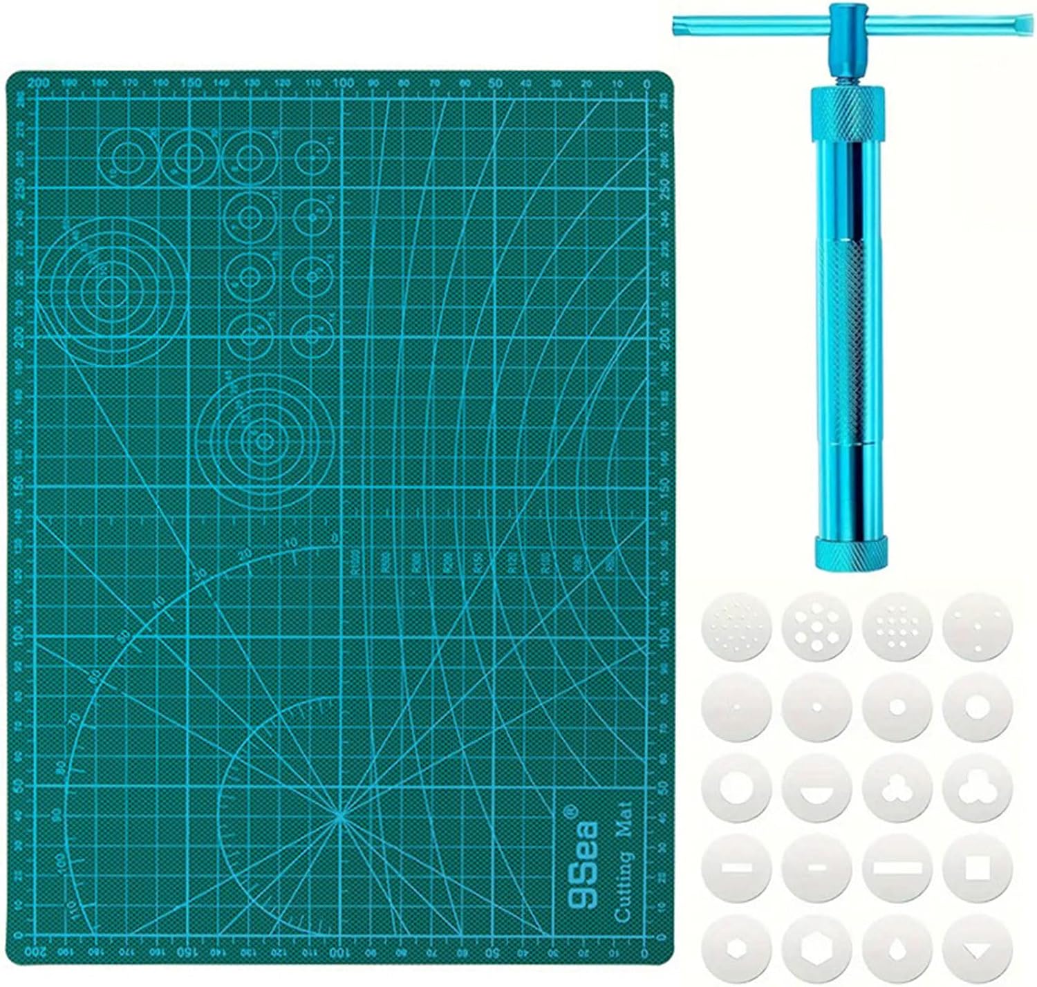 Amazon.com: YUELER 22 Pcs Clay Extruder Guns with Extrusion Discs ...