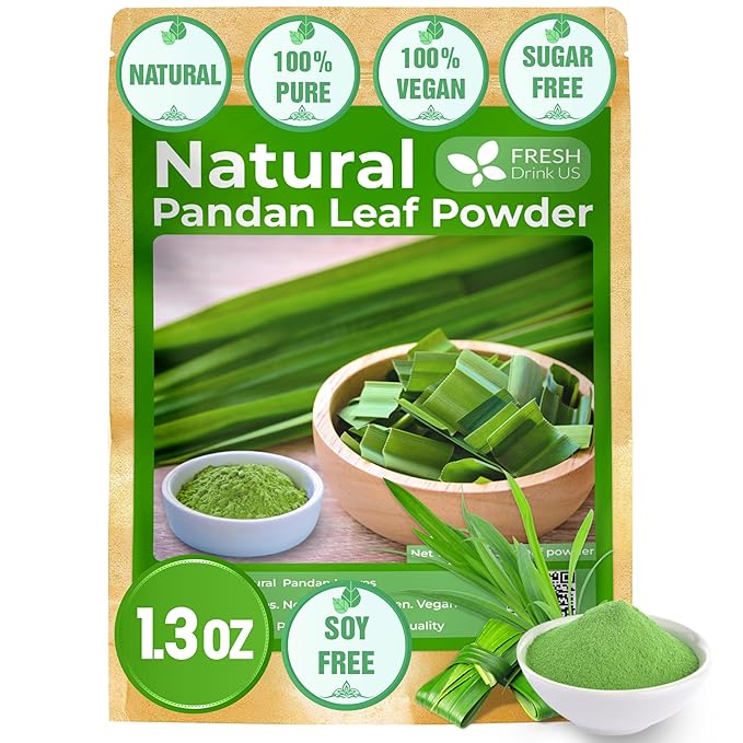 Amazon.com : 1.3oz Pandan Leaf Powder, 100% Natural and Pure from ...