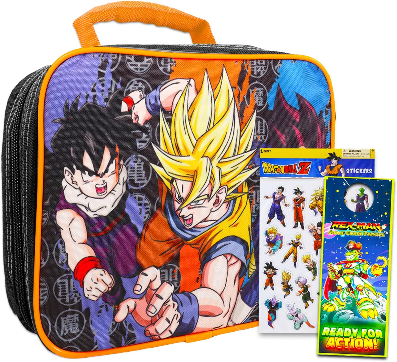 Amazon.com: Action Comics Dragon Ball Z Lunch Box for Boys Set - Bundle ...