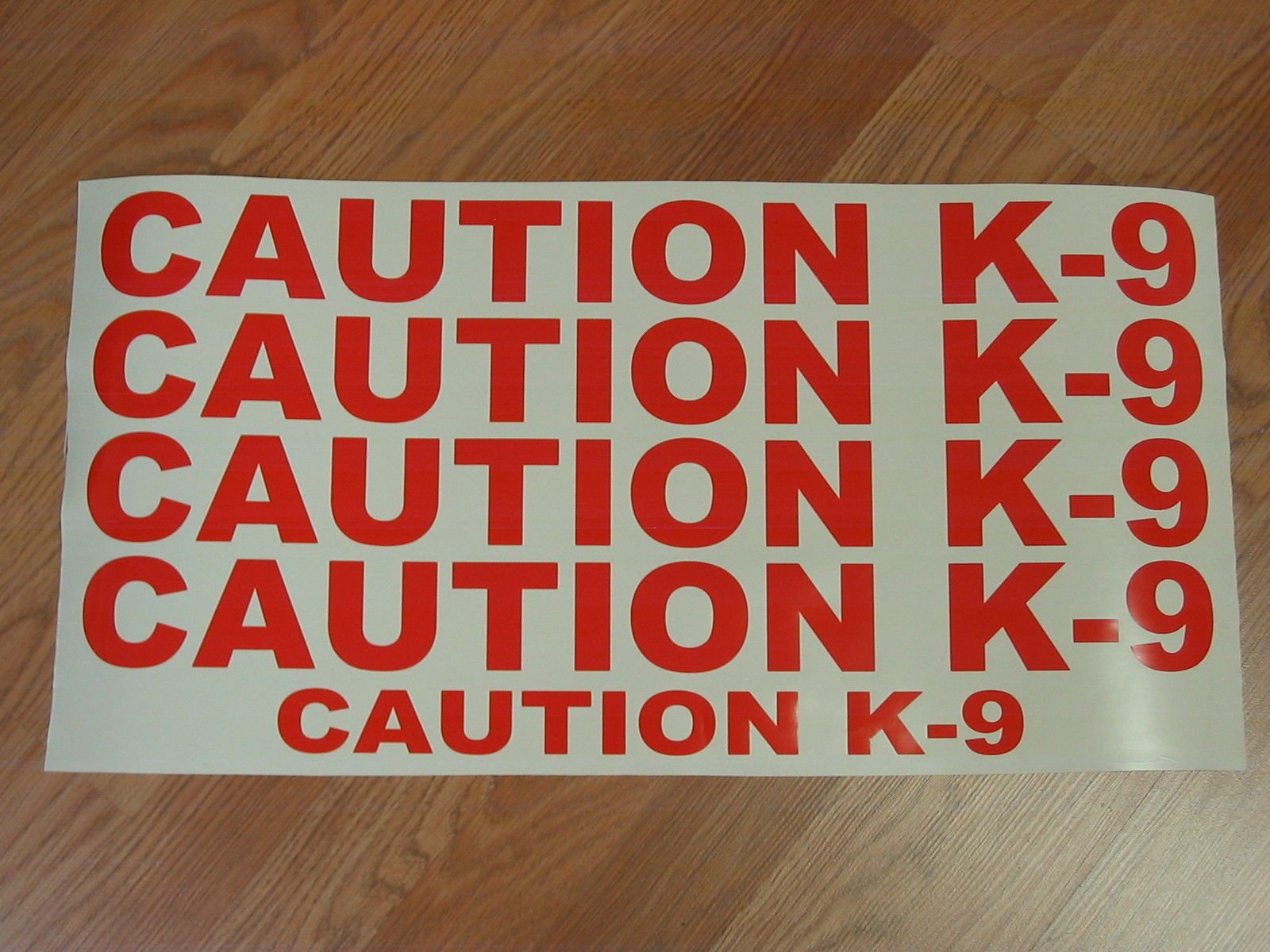 Amazon.com: Caution K-9 Decal Set Police Dog orange Sticker Lot k9 4 ...