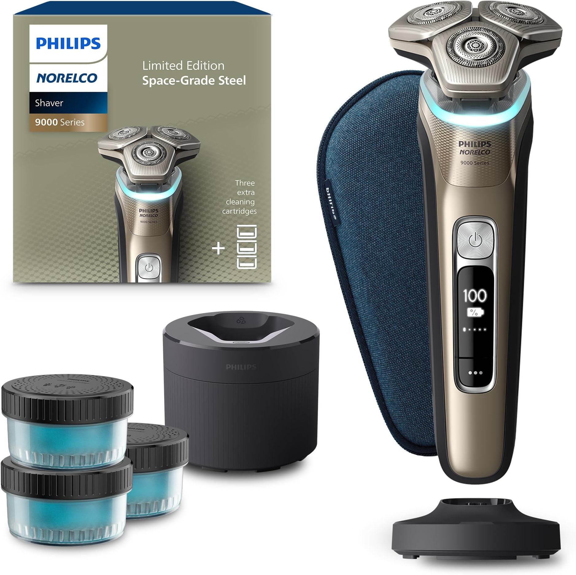 Amazon.com: Philips Norelco Shaver Series 9000 Space Grade Edition, Wet ...