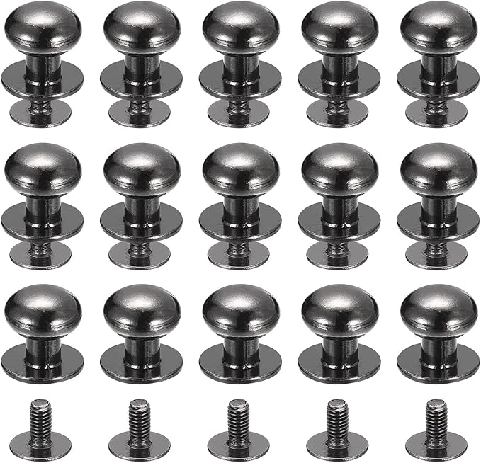 Amazon.com: uxcell 10mm Ball Head Stud Rivets Screw Back, 15Pack Round ...