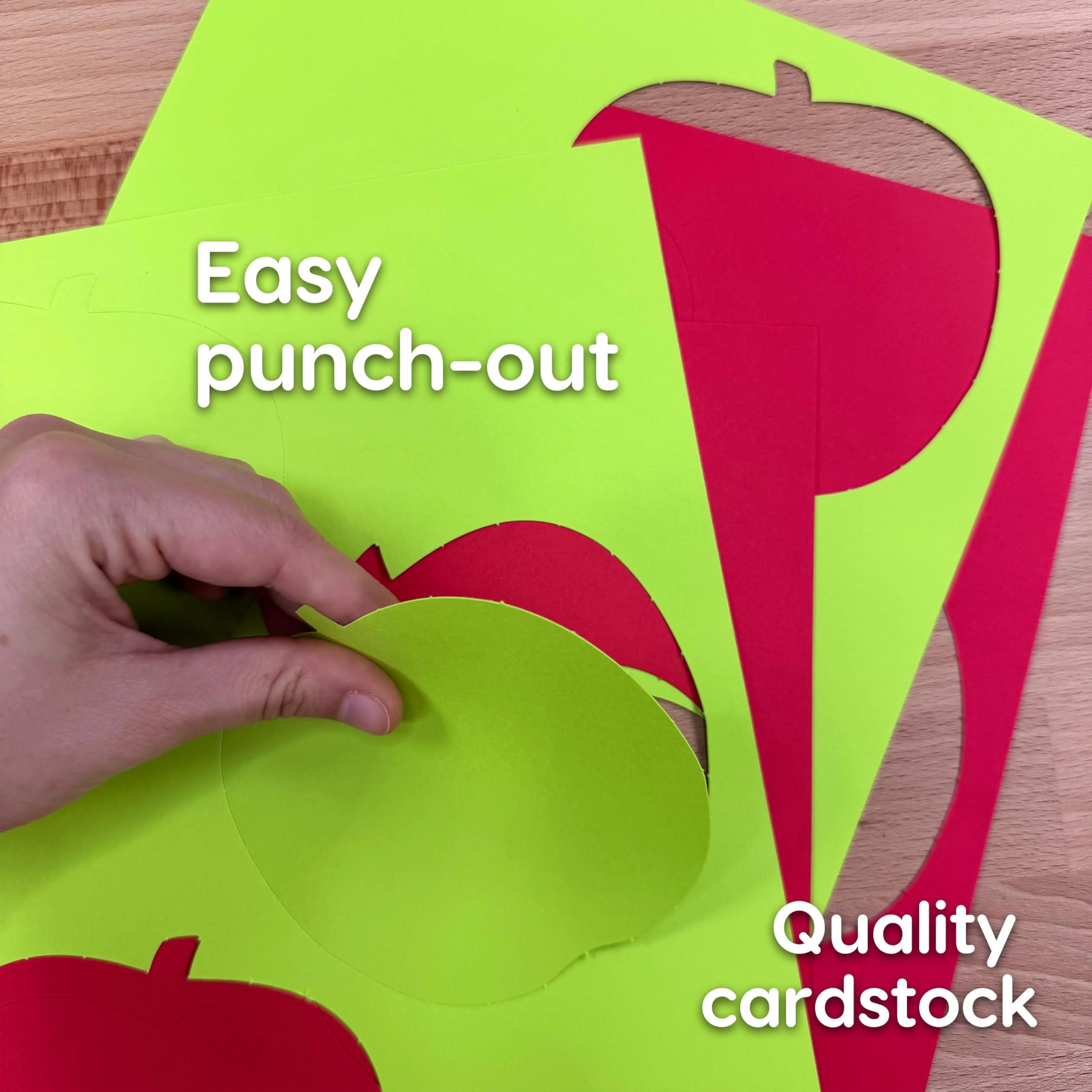 Snapklik.com : 60 Pieces Apple Cutouts For Crafts And Classroom Decor ...