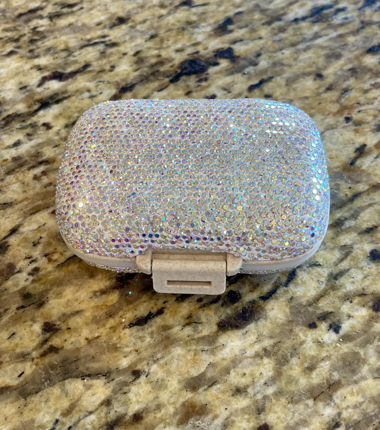 Amazon.com: EveryBling Bling Travel Pill Organizer Cute Pill Box with ...