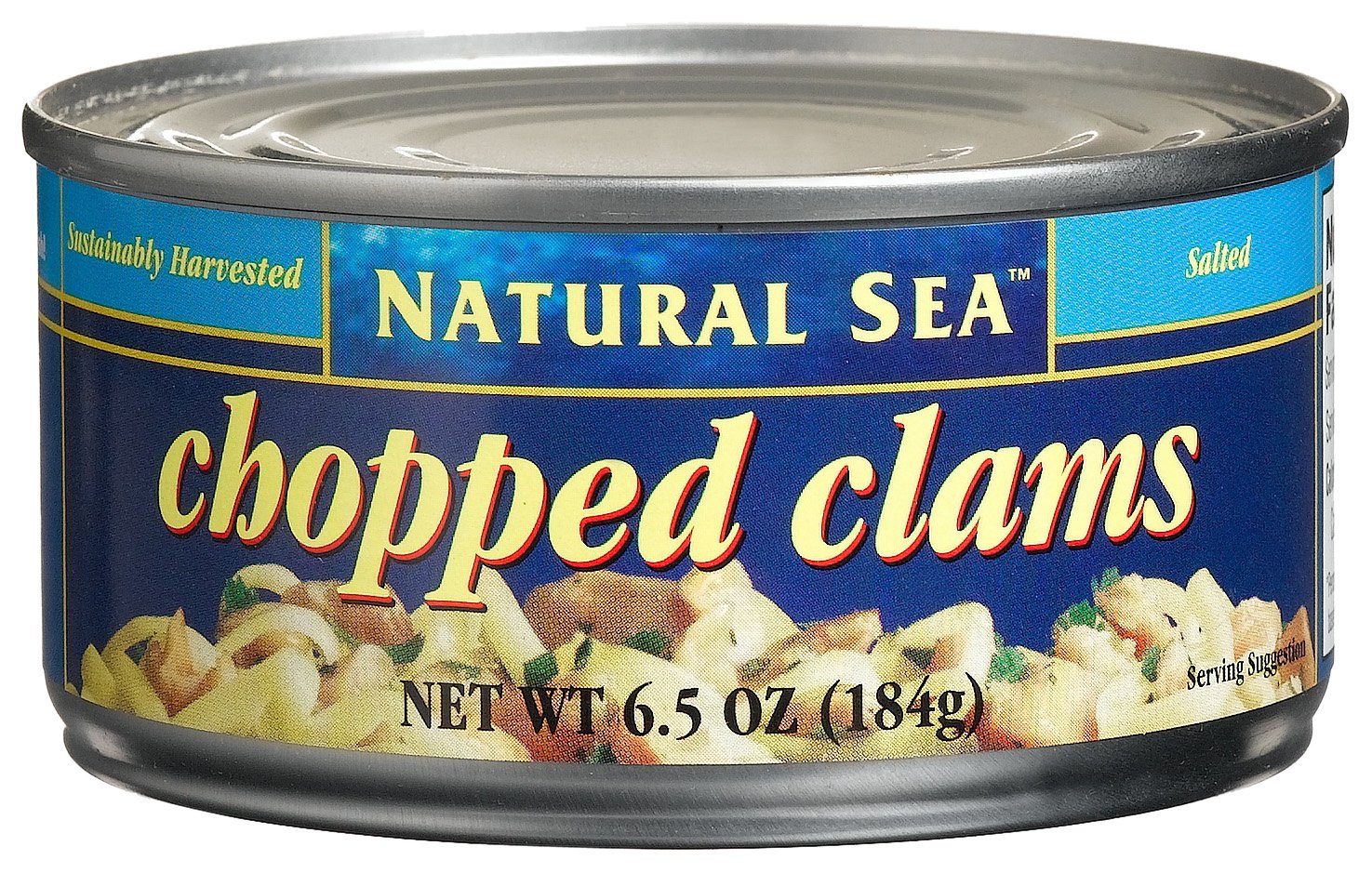 Amazon.com: Natural Sea Chopped Clams, 6-Ounce Tins (Pack of 6 ...