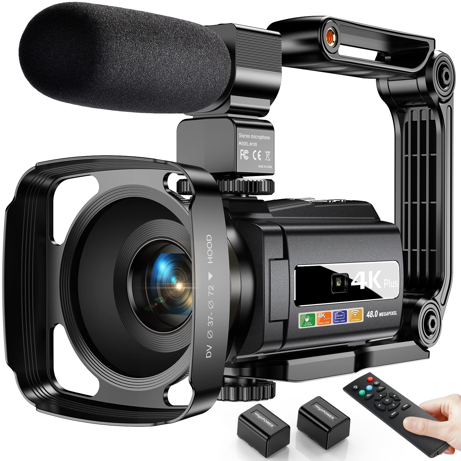 4K Video Camera Camcorder 48M B0B3VCKX5S Encarguelo