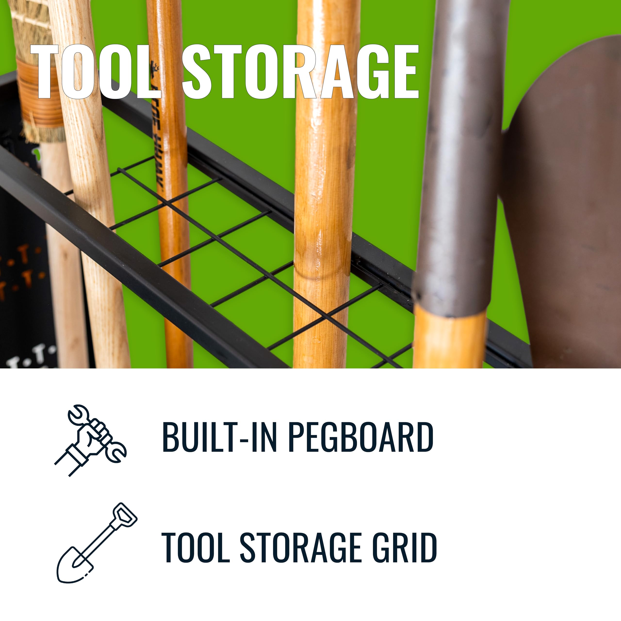 Snapklik.com : Freestanding Tool Organizer, Heavy Duty Garage Storage ...