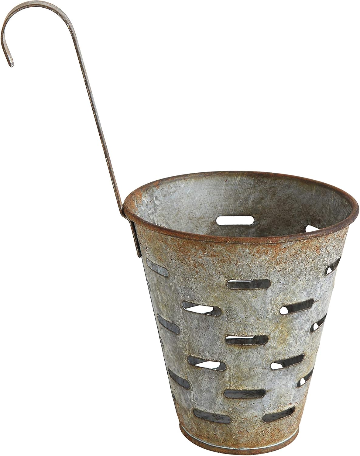 Amazon.com : Creative Co-Op Metal Olive Bucket with Hook : Home & Kitchen